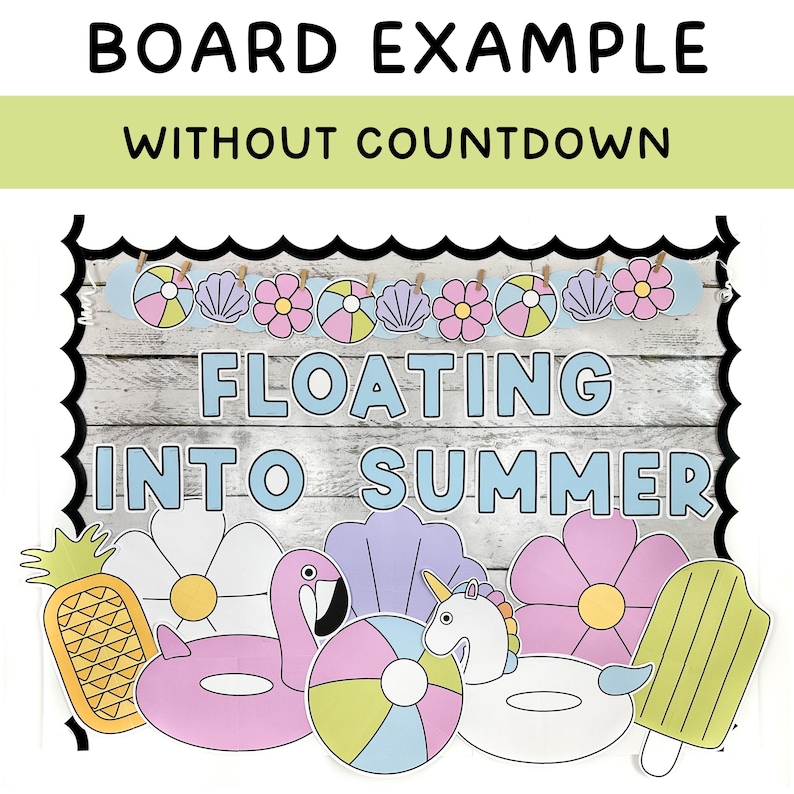Summer Bulletin Board Kit, End of Year Bulletin Board, PLUS Countdown ...