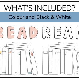 Books We've Read Bulletin Board Kit Books We (Instant Download) - Etsy