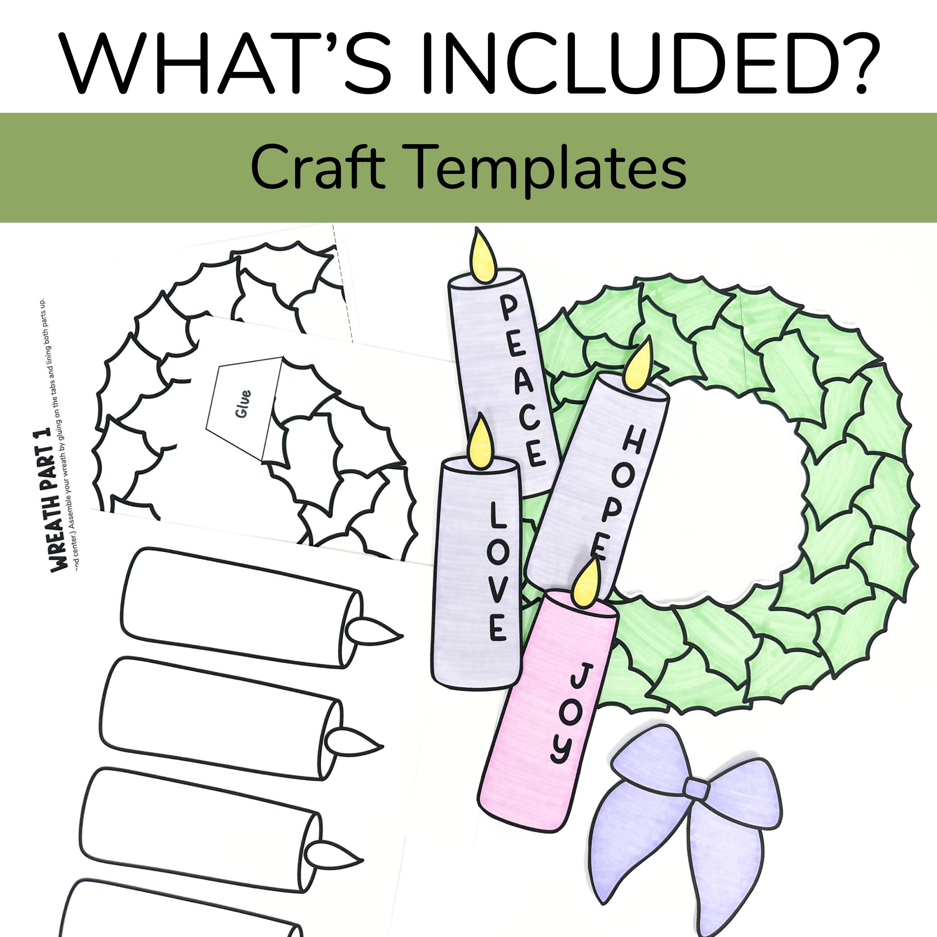 Advent Wreath Craft & Bulletin Board Make the Perfect Catholic Advent ...