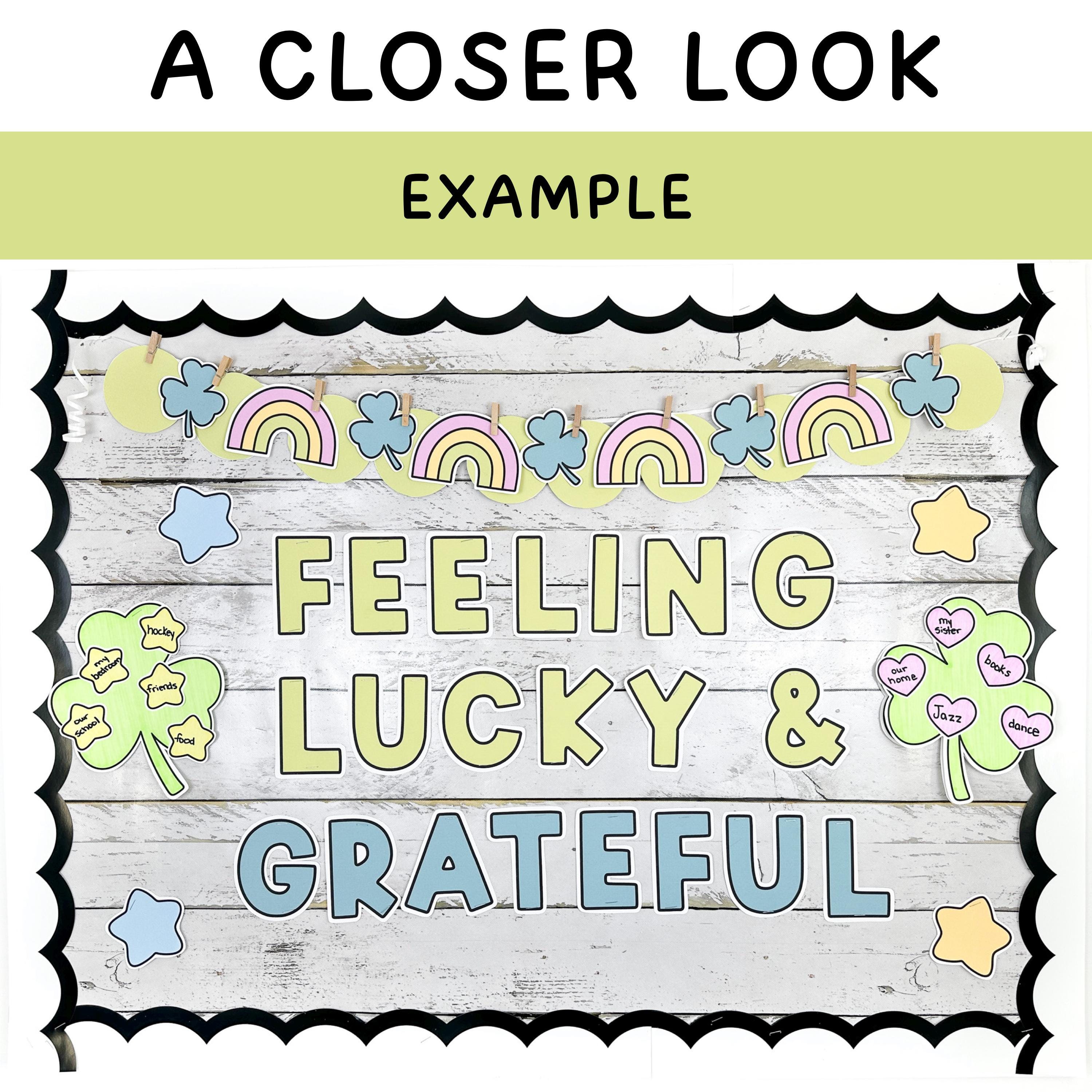 St Patrick's Day Bulletin Board, Interactive March Bulletin Board ...