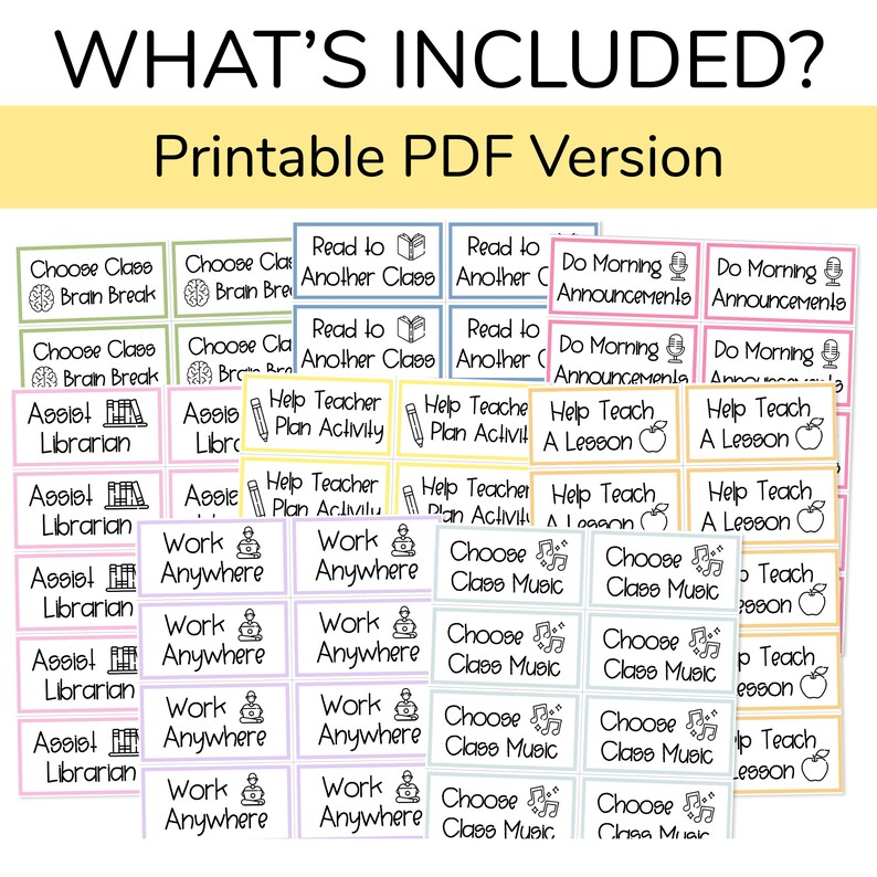 Classroom Reward System - Reward Coupons for Classroom Management - Etsy