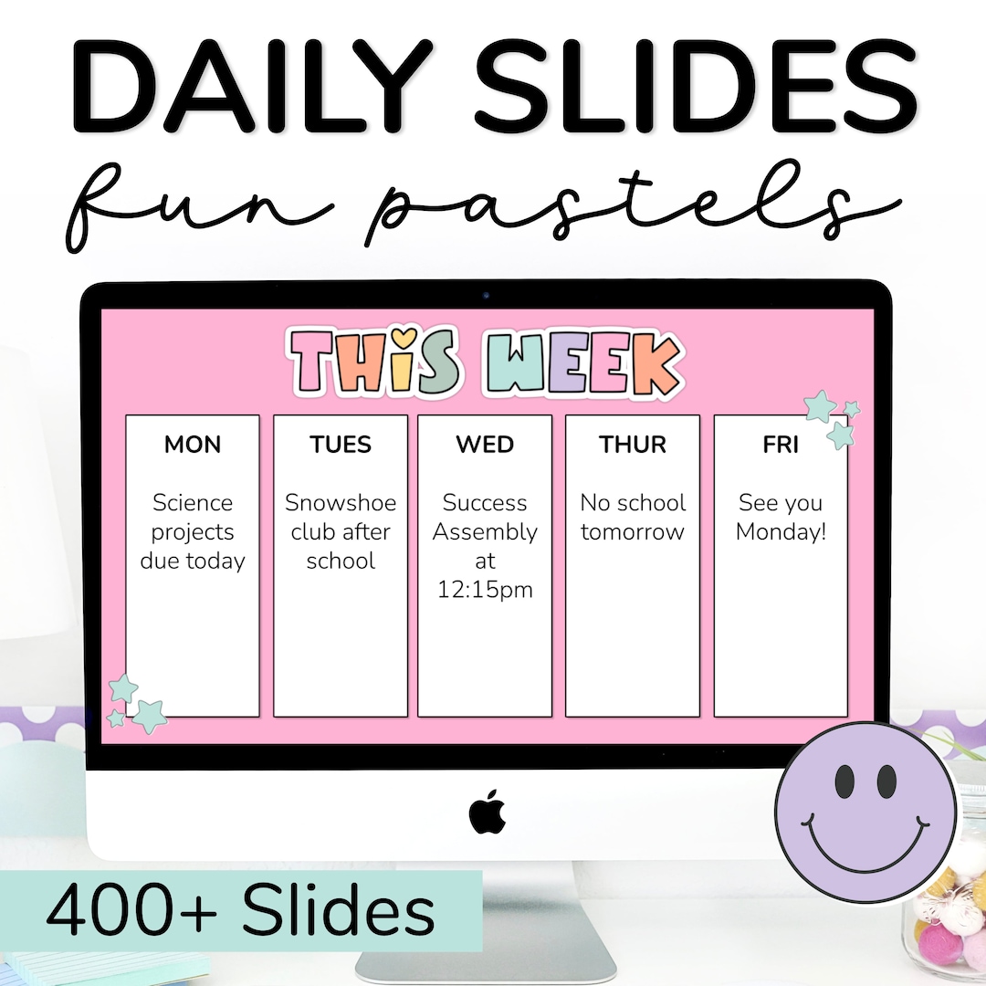 400+ Google Slides Templates for Teachers - Teacher Slides, Daily ...
