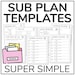 Sub Binder With Substitute Teacher Info and Substitute Plans - Etsy