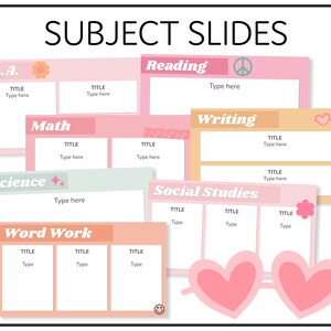 Retro Classroom Google Slides™ Template for Teachers Including Morning ...