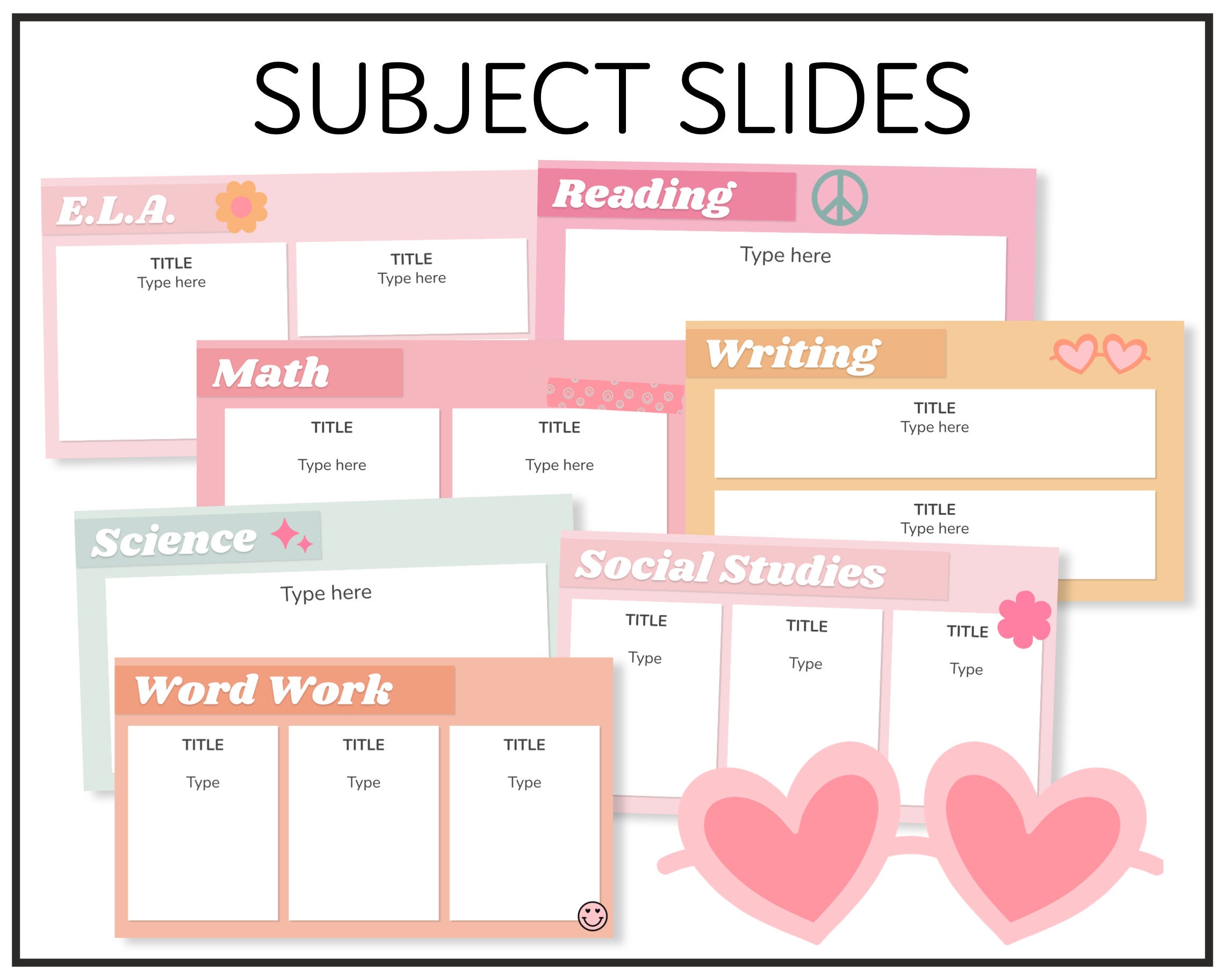 Retro Classroom Google Slides™ Template for Teachers Including - Etsy ...