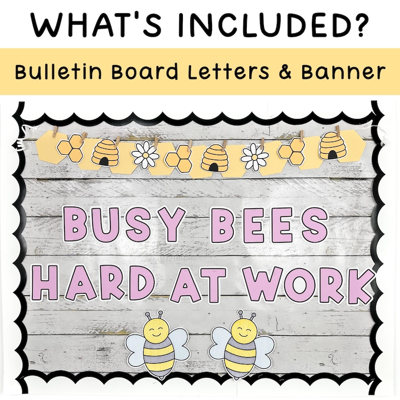 Bee Bulletin Board, Spring Bulletin Board & Writing Craft - Etsy