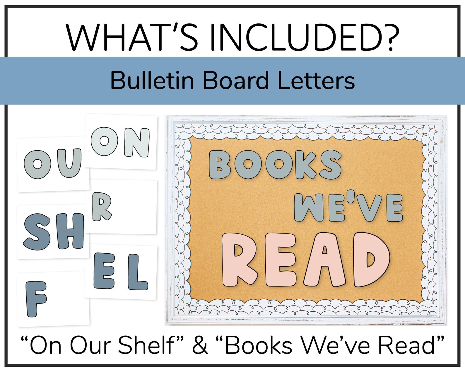 Books We've Read Bulletin Board Kit Books We (Instant Download) - Etsy