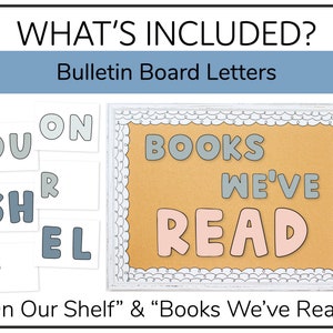 Books We've Read Bulletin Board Kit Books We (Instant Download) - Etsy