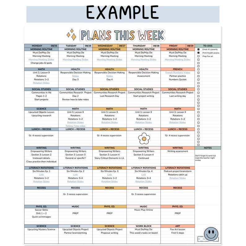 Digital Teacher Planner: A Google Sheets Teacher Planner for 2025-2026 ...