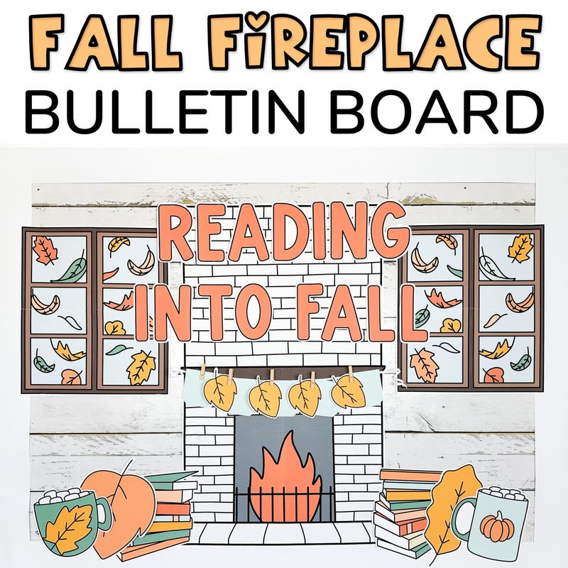 Cozy Fireplace Bulletin Board Ideas - Etsy
