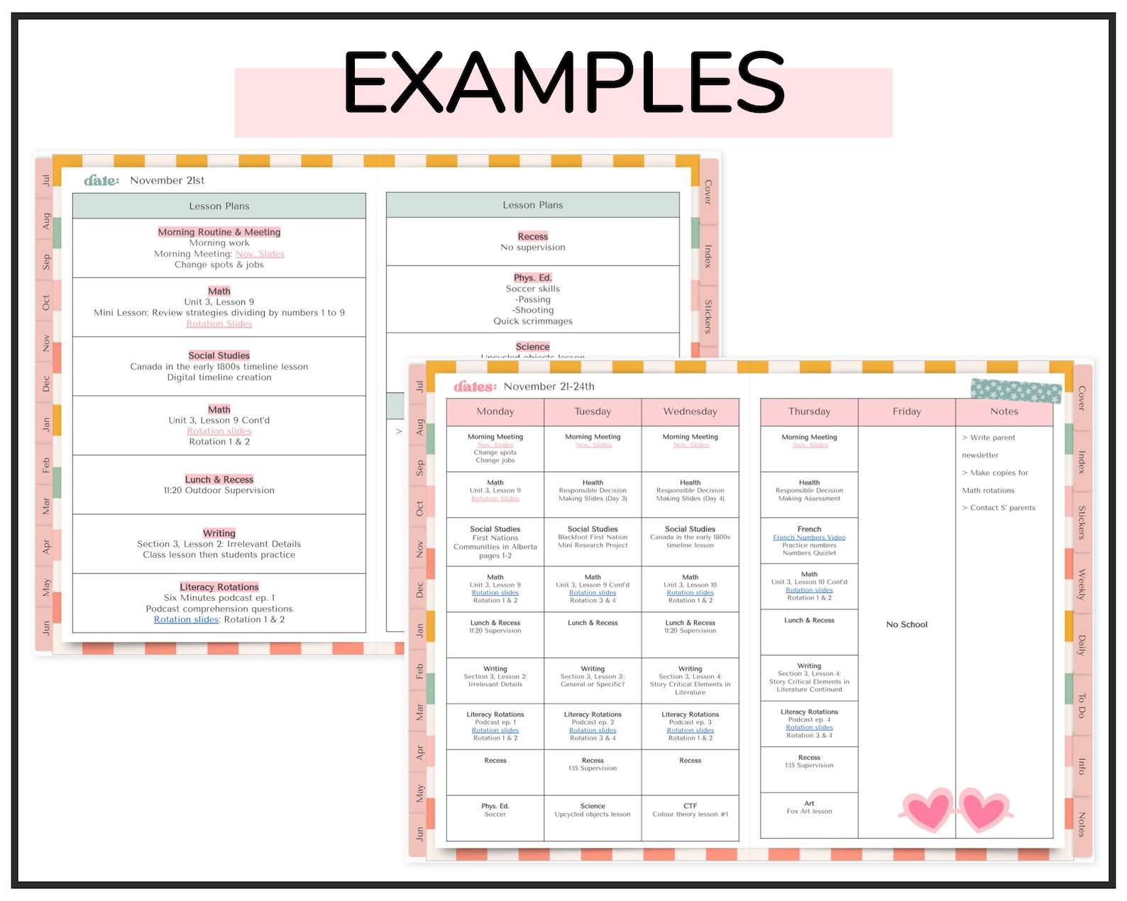 Retro Digital Teacher Planner, Google Slides Teacher Planner, Retro ...