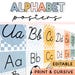 Boho Alphabet Posters & Cursive Alphabet Posters Including ASL Alphabet ...