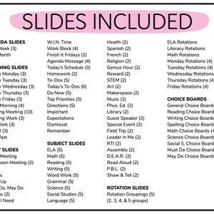 Google Slides™ Template for Teachers Including Morning Slides, Class ...