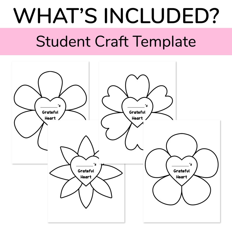 Thankful Bulletin Board, Gratitude Bulletin Board & Craft, Thanksgiving ...