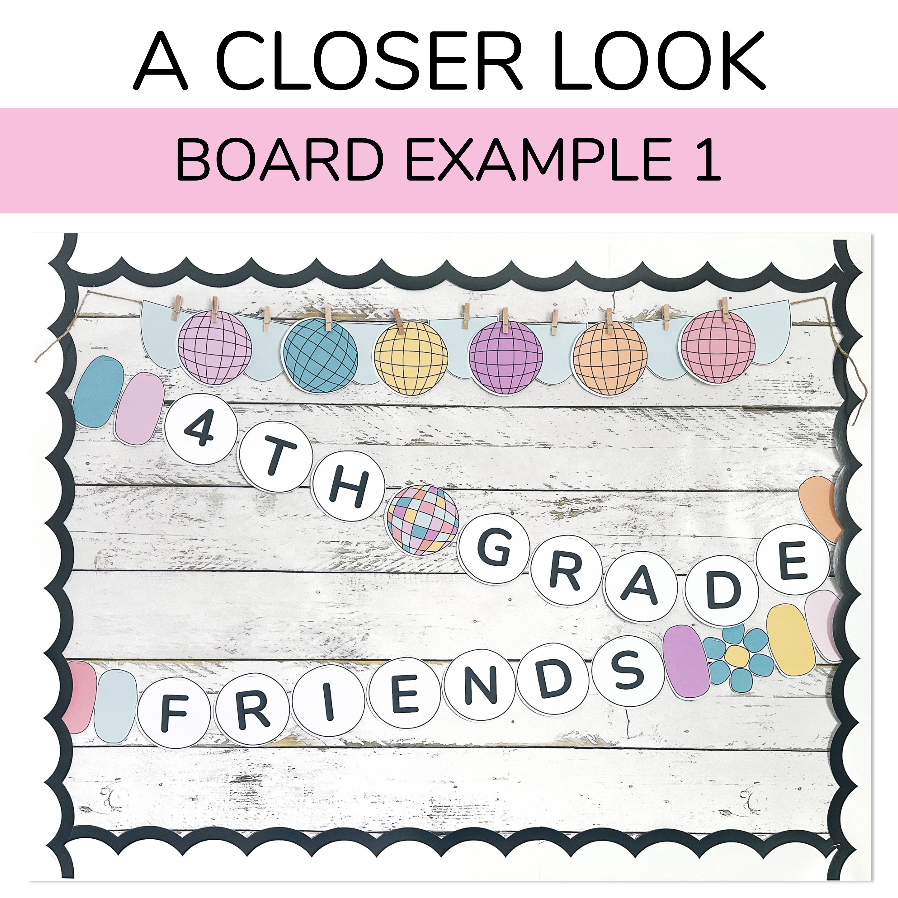 Friendship Bulletin Board Set in Our Era Bulletin Board End of Year ...