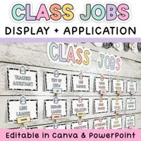 45 Classroom Jobs | Classroom Visual Task Cards | Classroom Decor ...