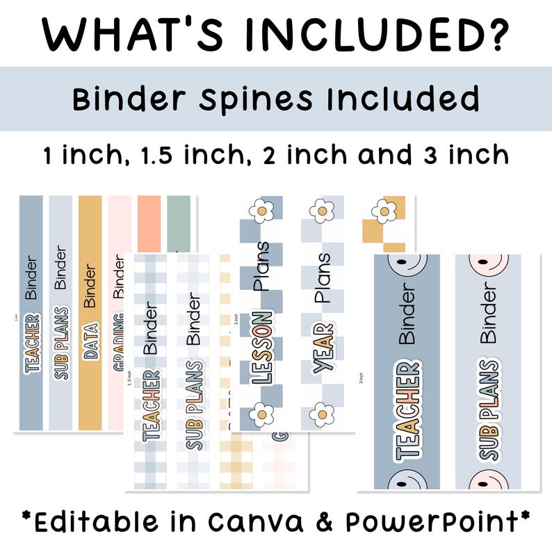 Teacher Binder Covers - Editable, Boho Binder Covers & Binder Spine ...