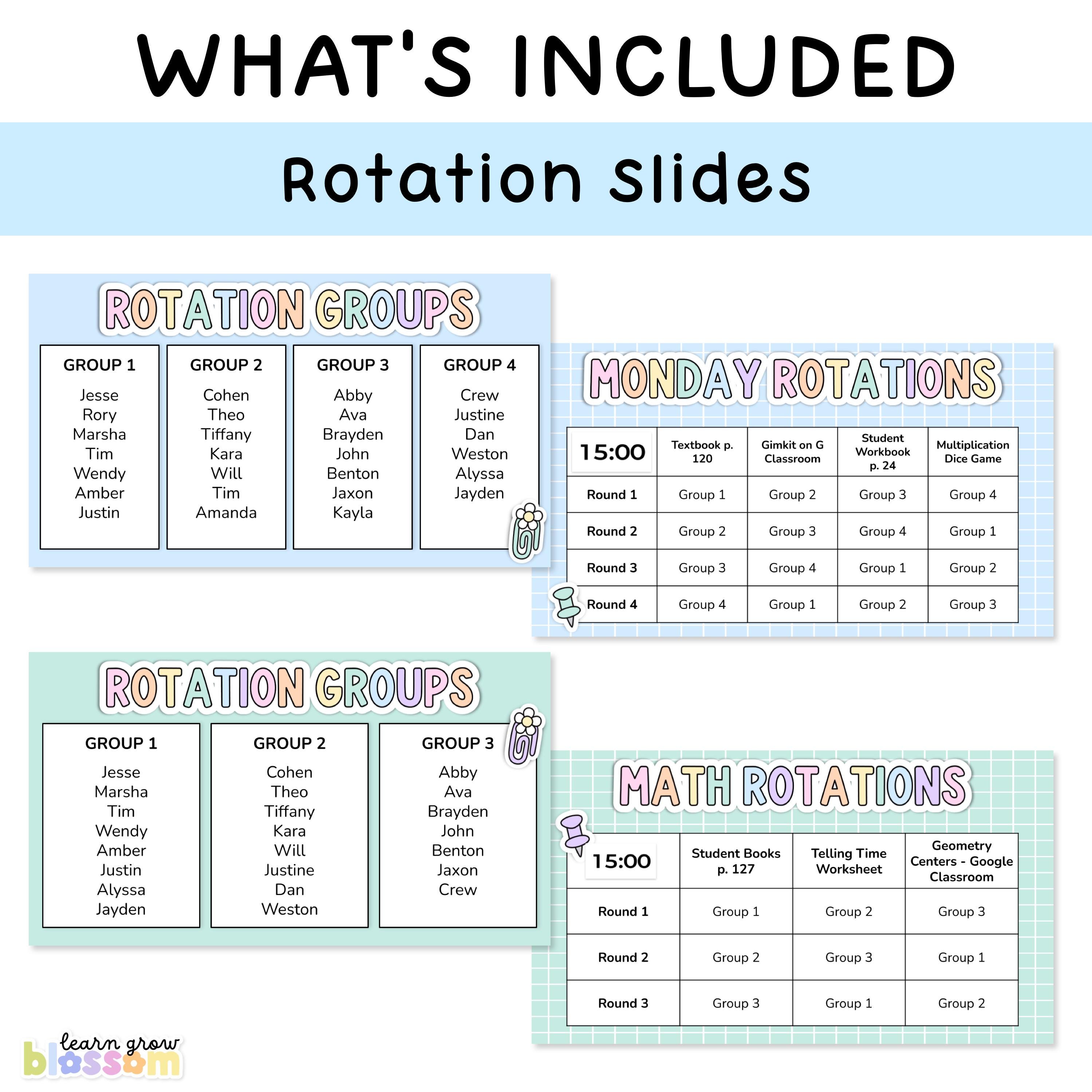 Classroom Slides & Teacher Slides in Google Slides or Canva - Daily ...