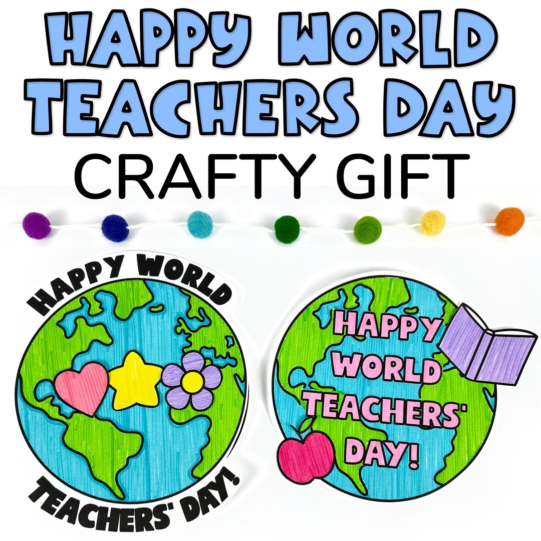 World Teachers Day Craft and World Teacher Day Gift Idea From Students ...