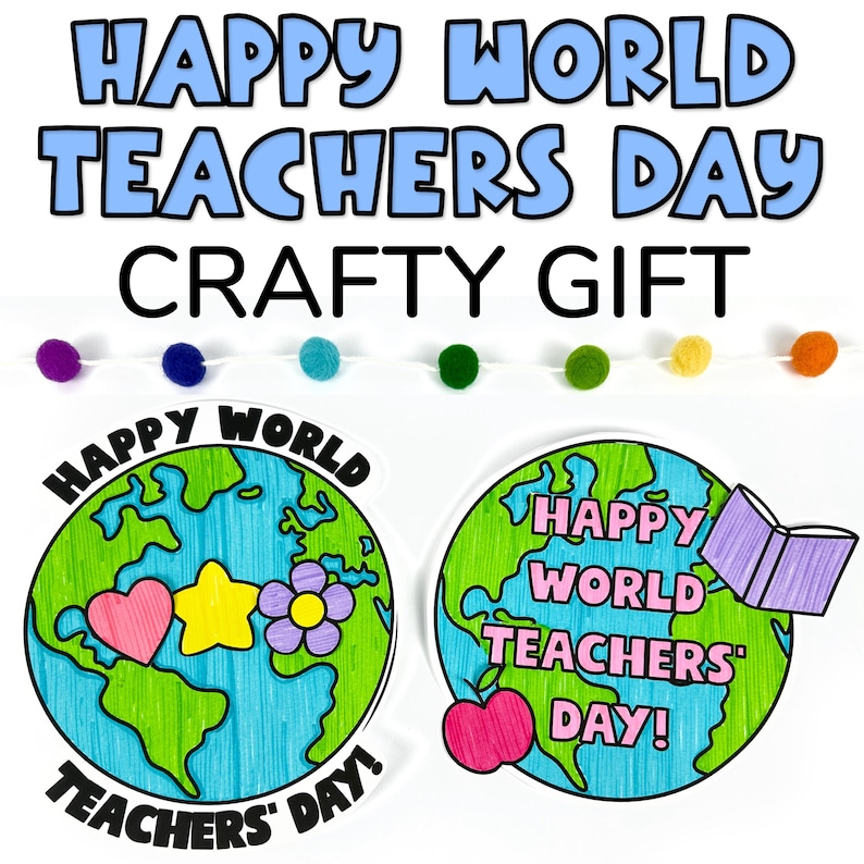 World Teachers Day Craft and World Teacher Day Gift Idea From Students ...