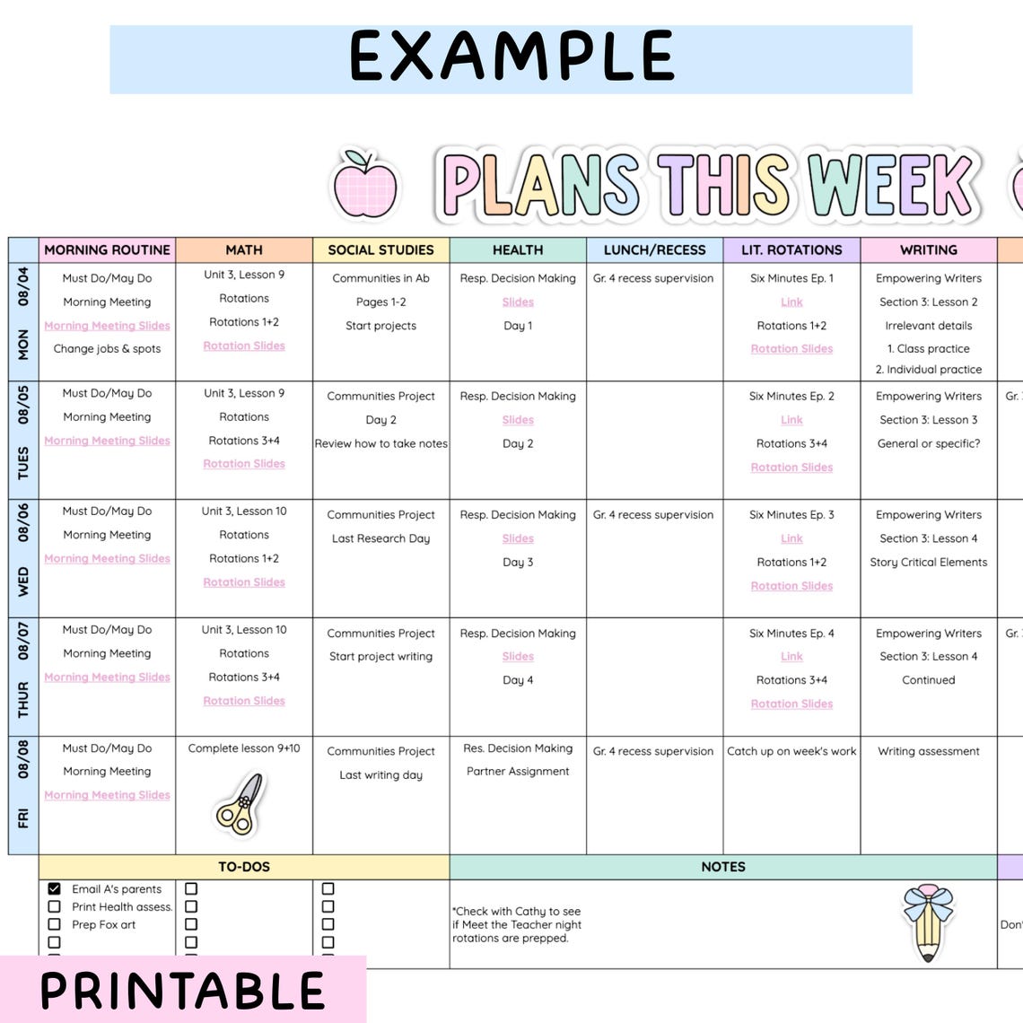 Digital Teacher Planner & Google Sheets Teacher Planner for 2026-2027 ...