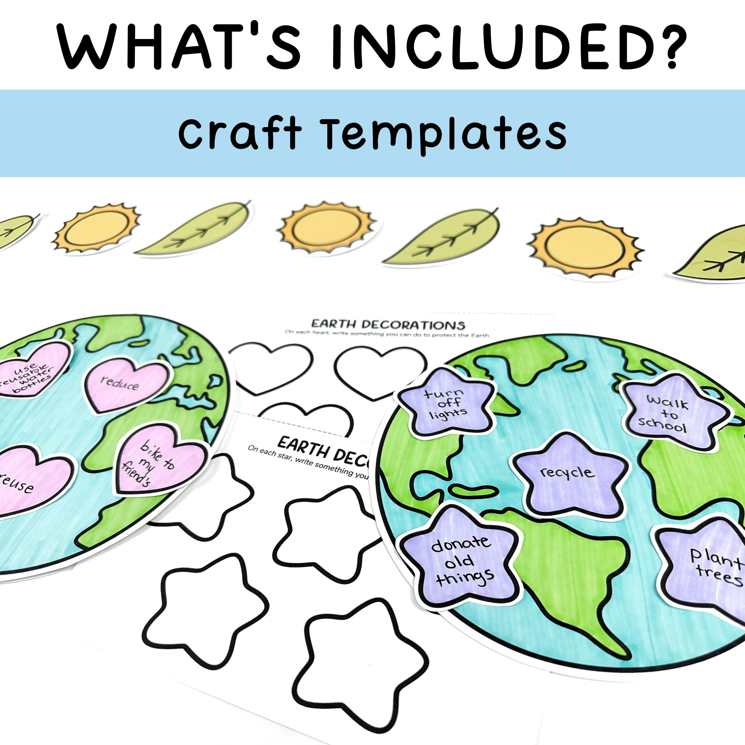 Earth Day Bulletin Board & Writing Craft, April Bulletin Board and ...