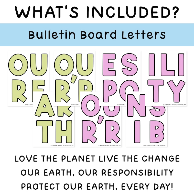 Earth Day Bulletin Board & Writing Craft, April Bulletin Board and ...