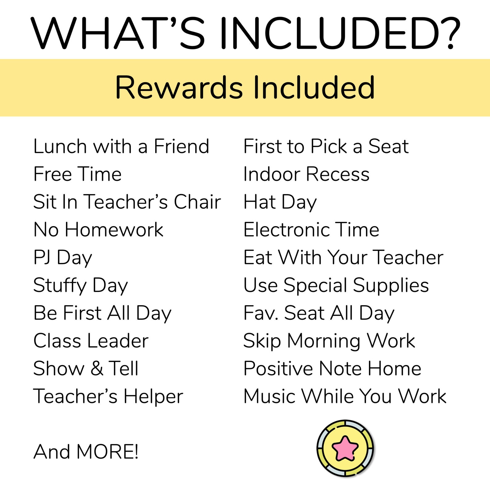 Classroom Reward System - Reward Coupons for Classroom Management - Etsy