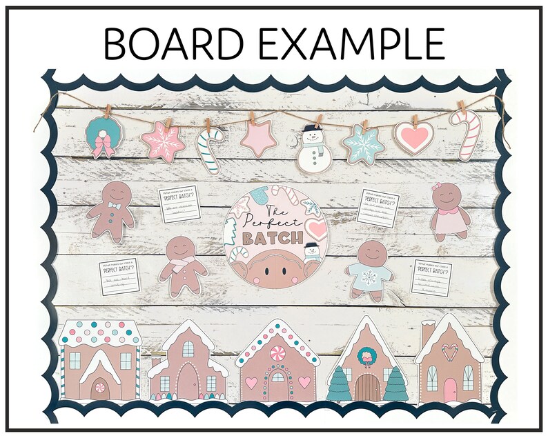 Gingerbread Bulletin Board Kit Makes for the Perfect Winter Bulletin ...
