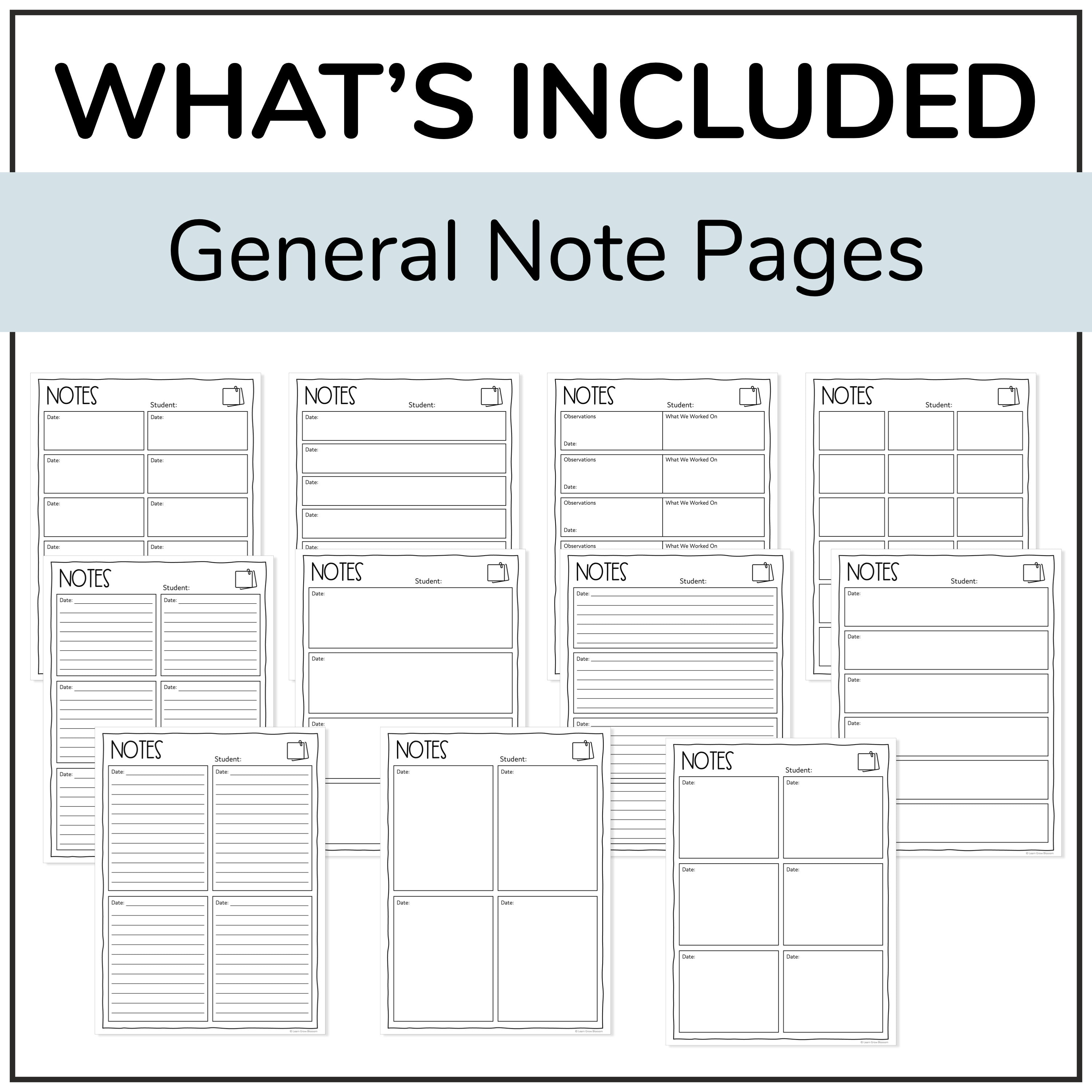 Teacher Binder Including Gradebook Templates, Classroom Checklist Pages ...
