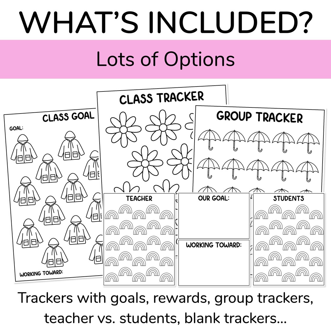 Spring Classroom Reward & Classroom Incentive Charts as Simple ...