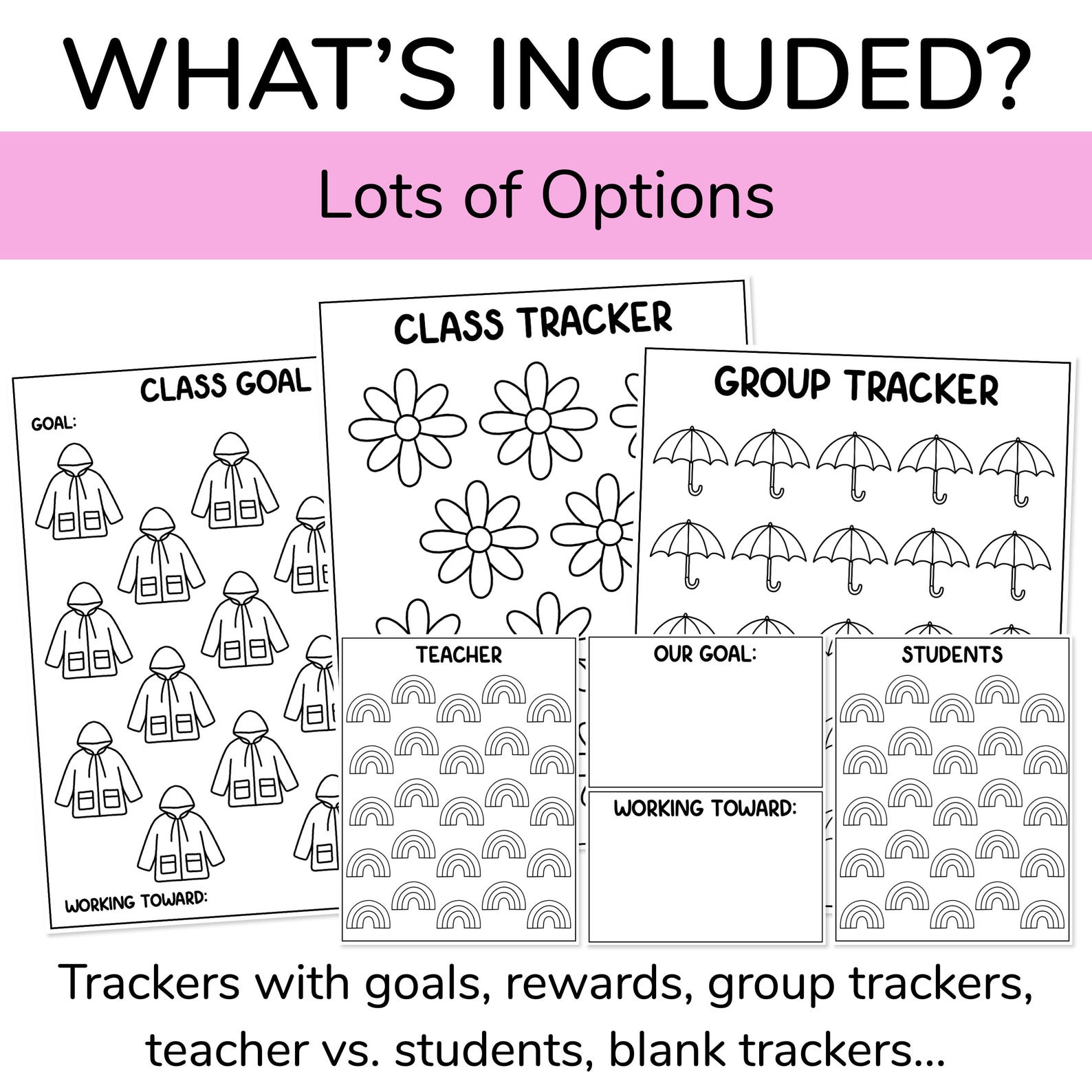 Spring Classroom Reward & Classroom Incentive Charts as Simple ...