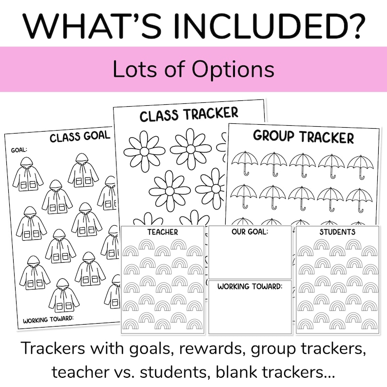 Spring Classroom Reward & Classroom Incentive Charts as Simple ...