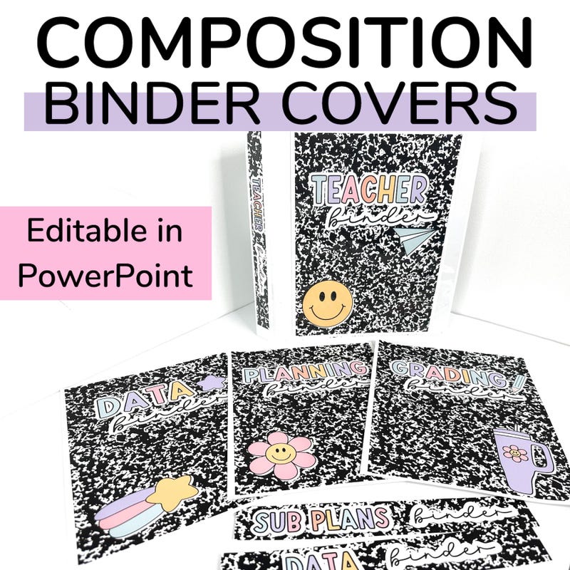Binder Cover Sheet - Etsy