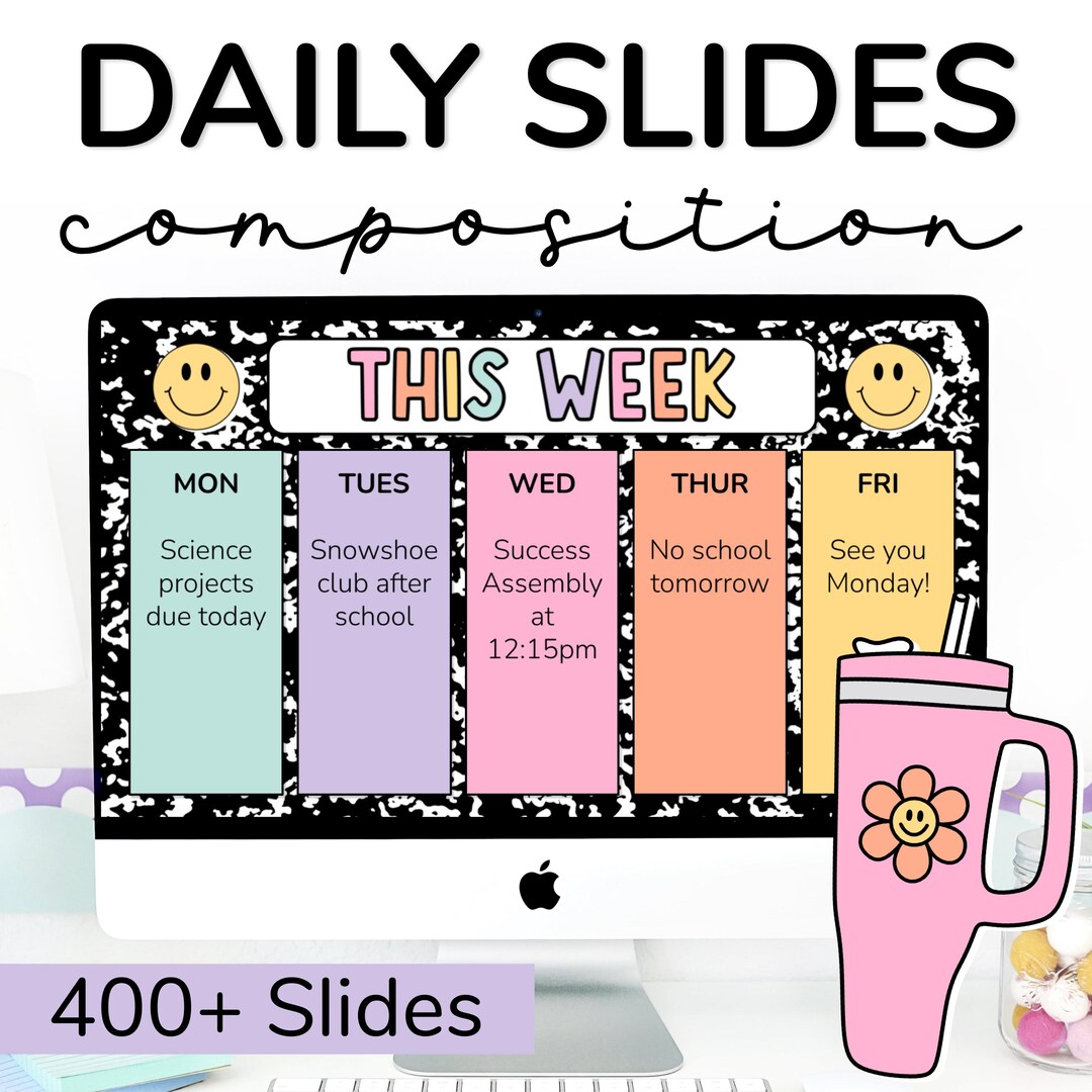 400+ Composition Notebook Google Slides Templates for Teachers ...