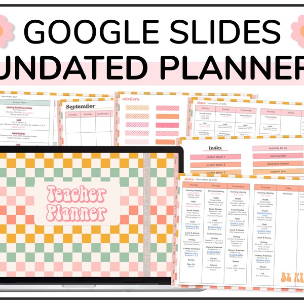 Teacher Planner - Etsy