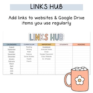 Digital Teacher Planner: A Google Sheets Teacher Planner for 2025-2026 ...