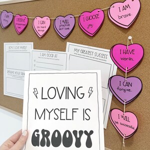 Valentines Activity Including Student Self Love Valentines Worksheets ...