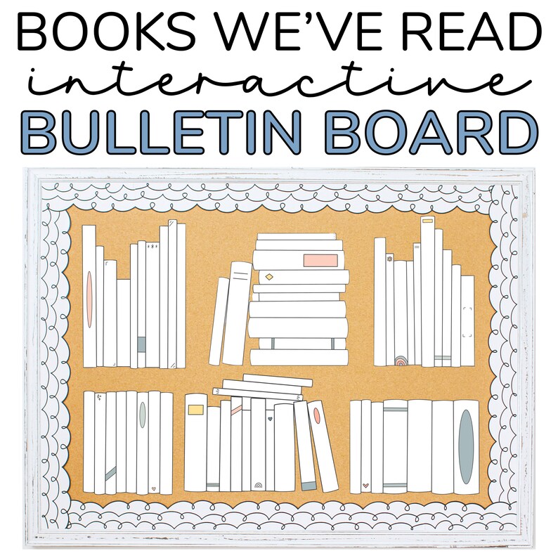 Books We've Read Bulletin Board Kit Books We (Instant Download) - Etsy