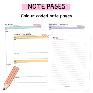 Teacher Planner Printable + Undated - Teacher Lesson Planner, Gradebook ...