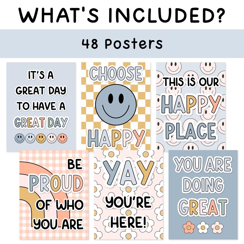 Boho Posters - Editable Classroom Posters for Modern Boho Classroom ...