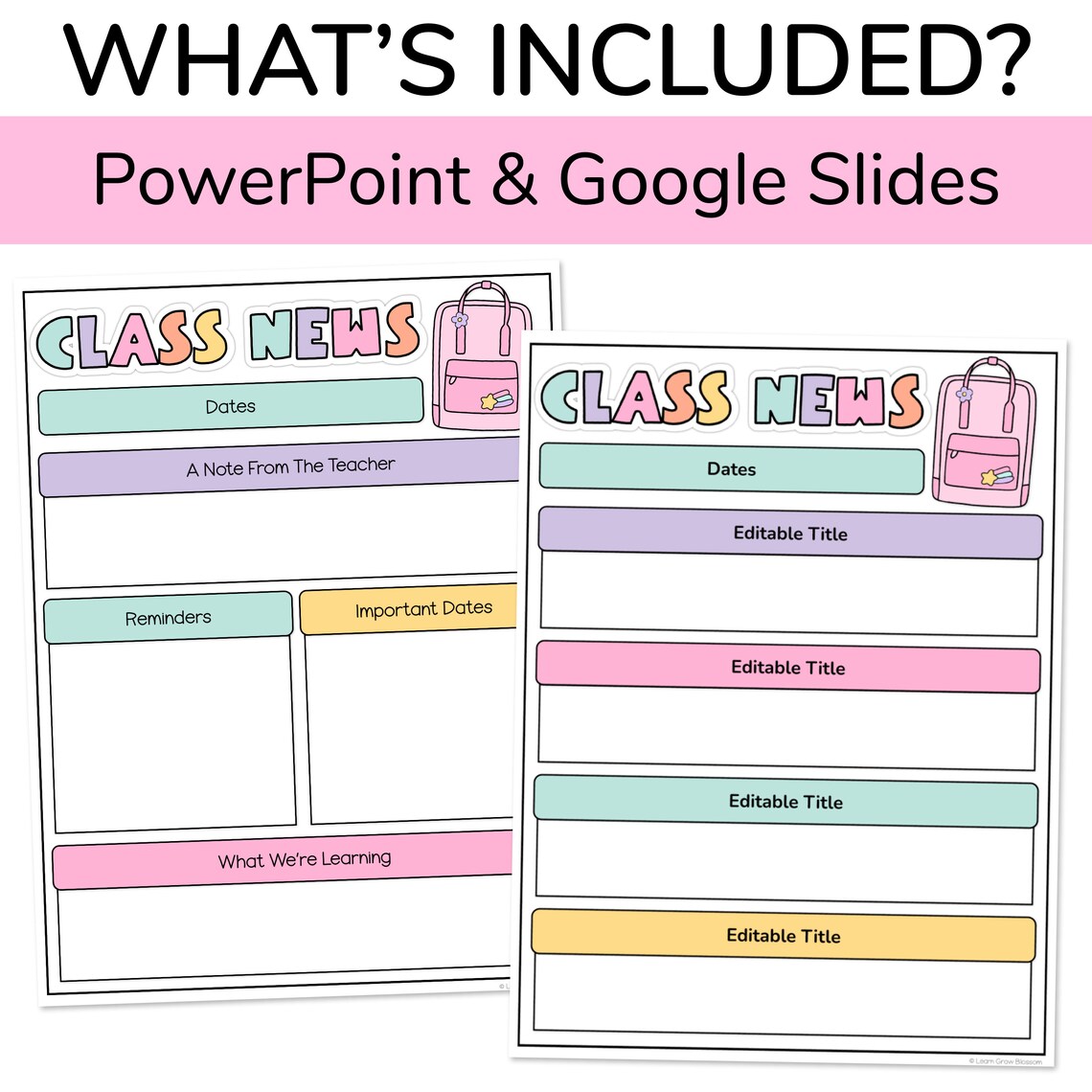 Classroom Newsletter Template | Class Newsletter | Teacher Newsletter ...