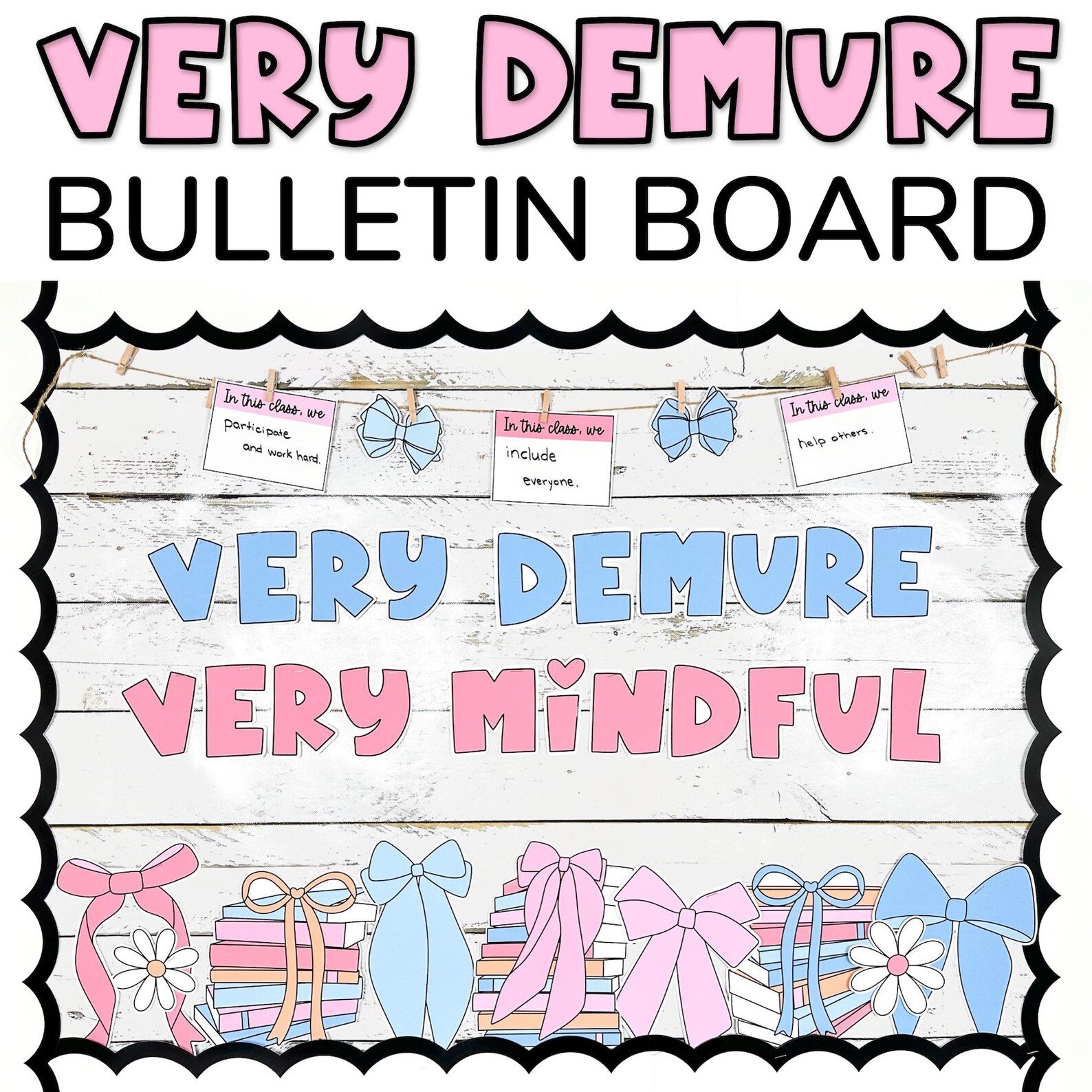 Very Demure Very Mindful Bulletin Board for Classroom Decor - Etsy