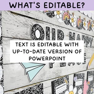 Composition Notebook Classroom Decor Bundle & Pastel Classroom Decor ...