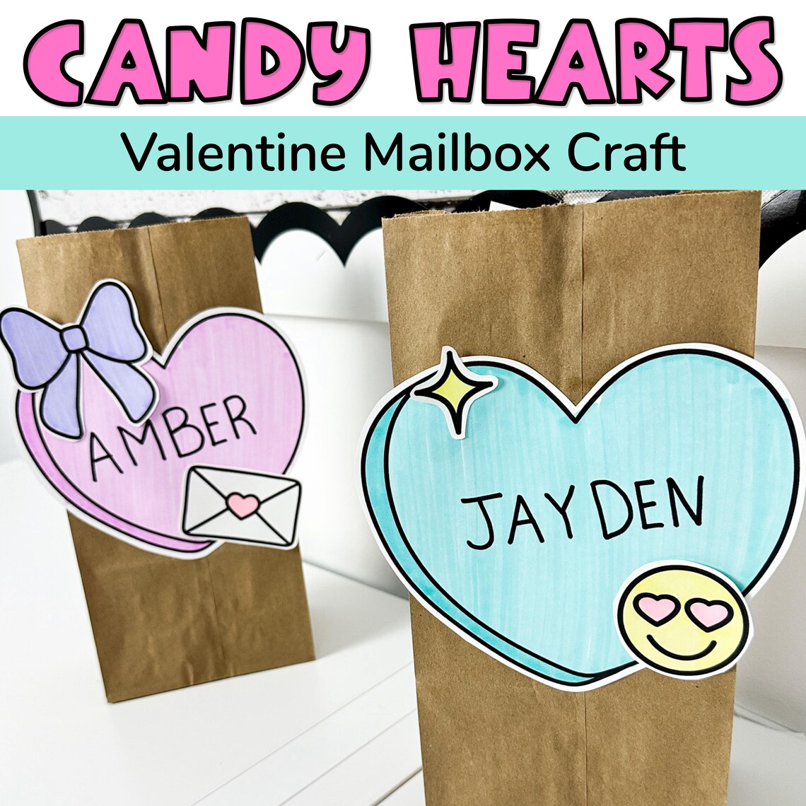 Valentines Day Bag Craft - Valentines Paper Bag Craft & Valentines ...