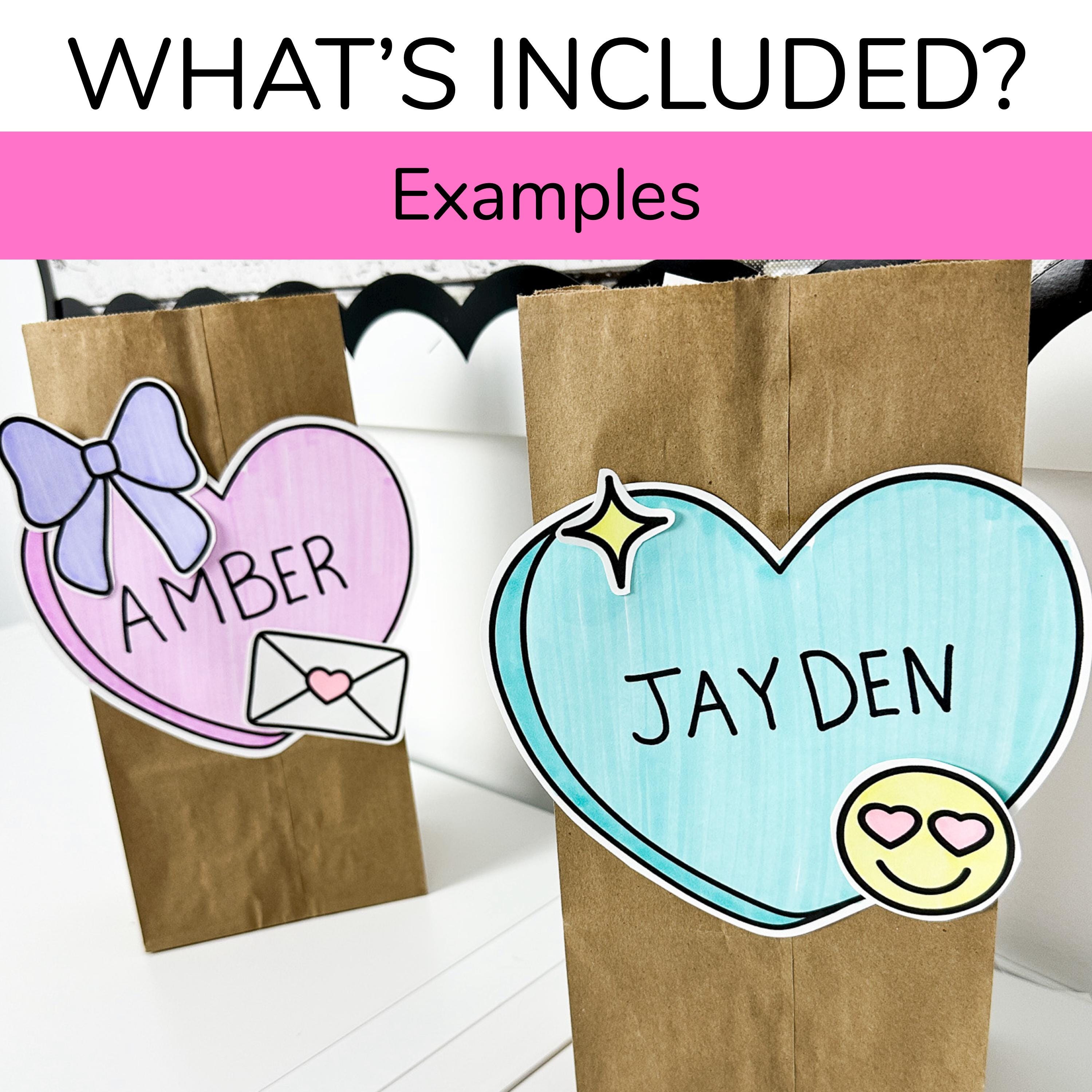 Valentines Day Bag Craft - Valentines Paper Bag Craft & Valentines ...