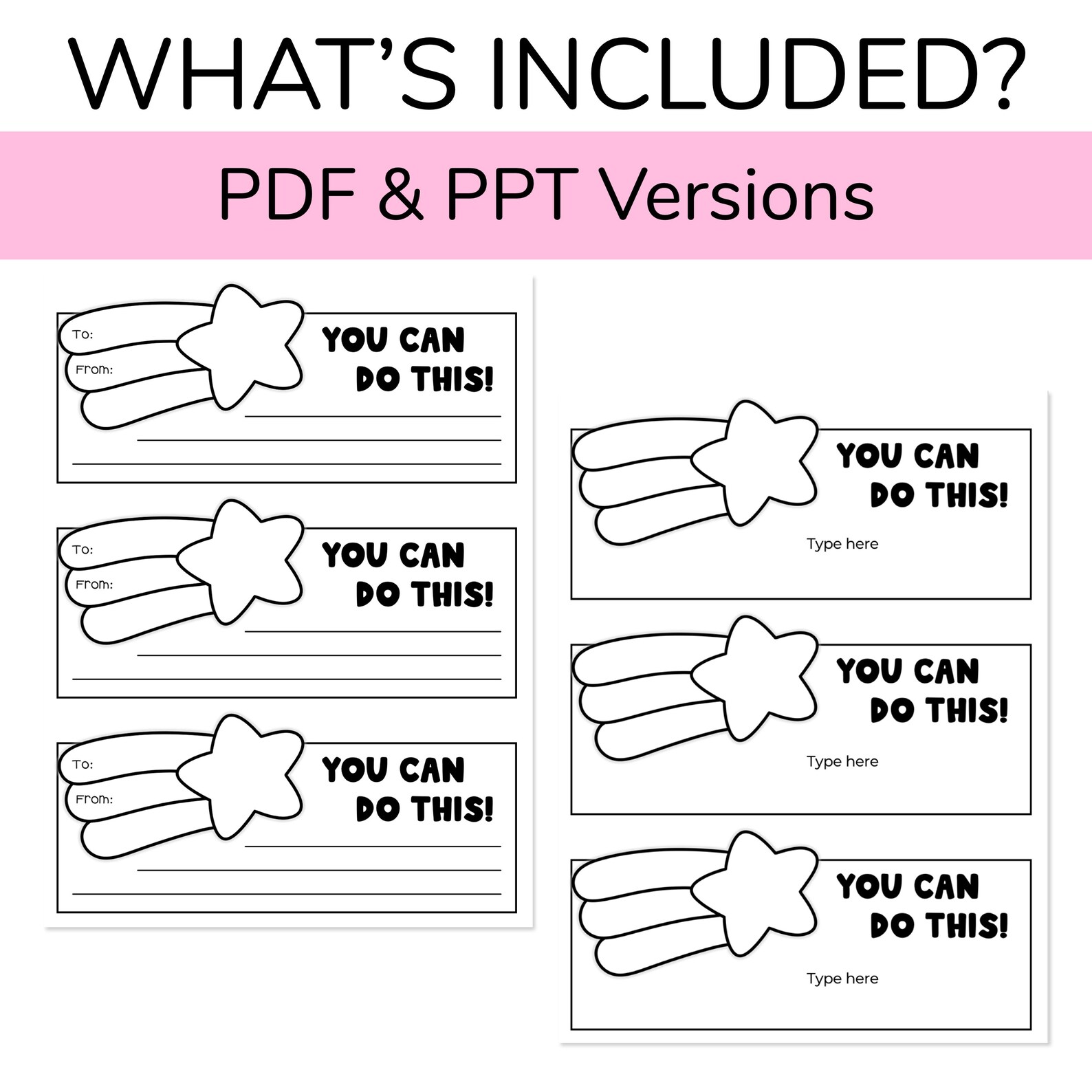 Student Testing Motivation Notes & State Testing Encouragement Tags - Etsy