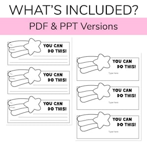 Student Testing Motivation Notes & State Testing Encouragement Tags - Etsy