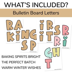 Gingerbread Bulletin Board Kit - Perfect as Winter Bulletin Board or ...