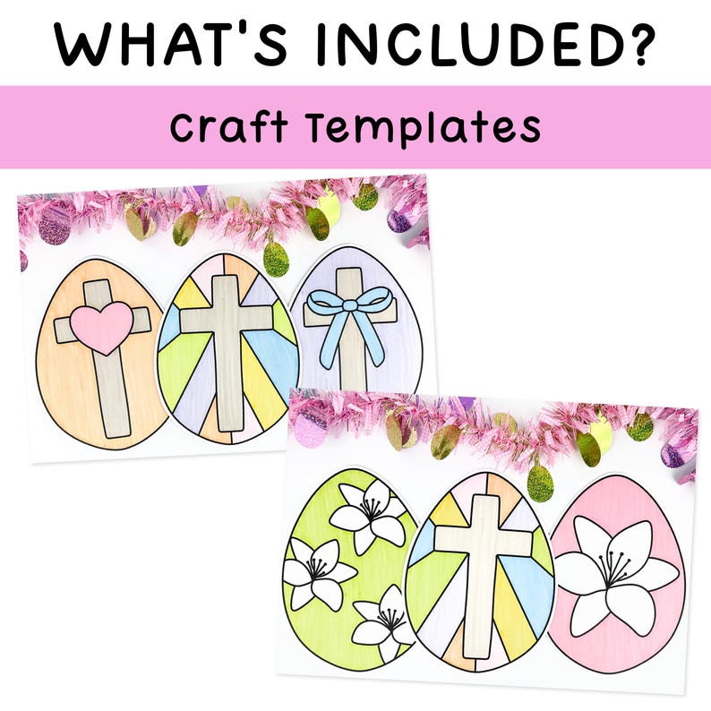 Catholic and Christian Easter Bulletin Board & Writing Craft - Etsy